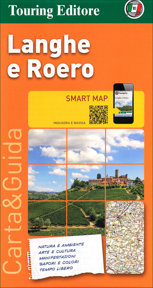 Langhe e Roero 1:175.000 - Carta & Guida - Smart map H1607A - Touring ...