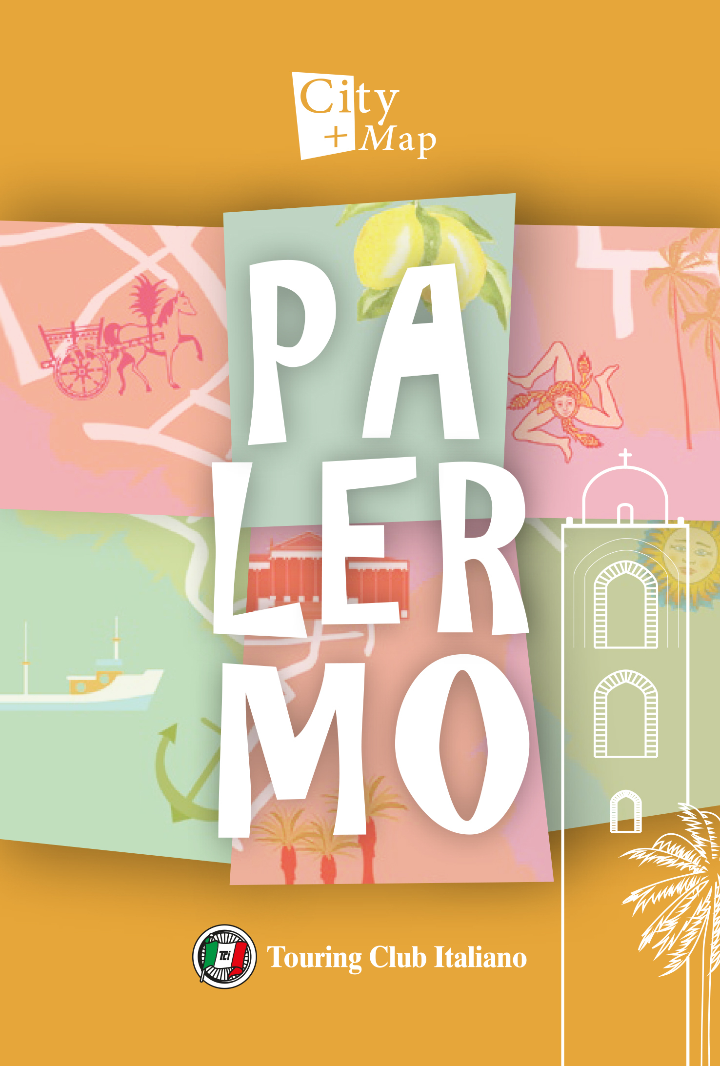 Palermo - City + Map H3465A - Touring Editore